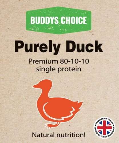 Buddys Choice Purely Duck 454g 80/10/10 Albion Raw Dog Food – Pets Pantry