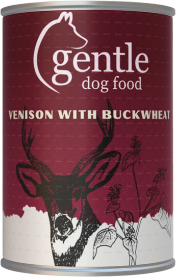 Gentle Tinned - Venison with Buckwheat - Natural Nutrition for Dogs ...