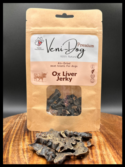 Veni-dog Ox Liver Jerky 40g - Nutrient-Rich Treats for Dogs – Pets Pantry